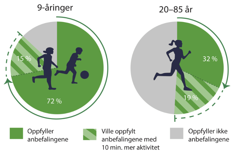 Aktivitetsnivå og trender - Tverga