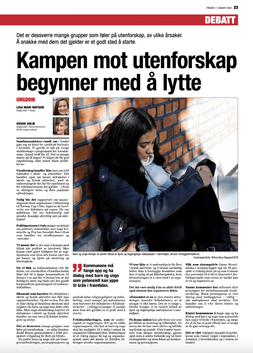 Kampen mot ungt utenforskap - Tverga